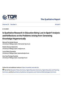 Is Qualitative Research in Education Being Lost in Spain? Analysis and ...